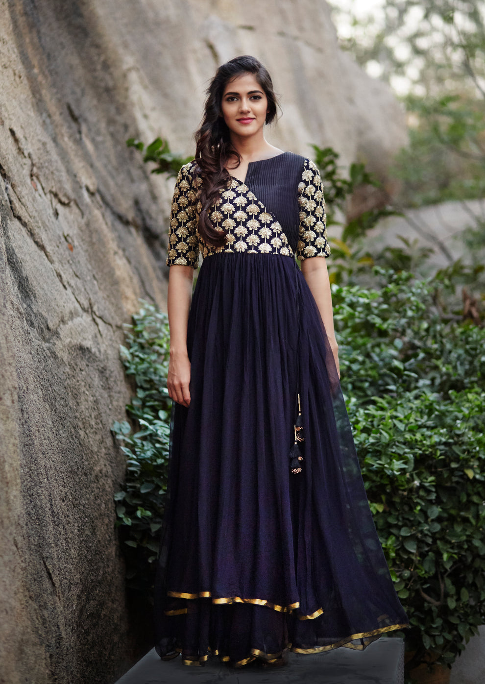 Buy Designer Angarkha Dress – Handcrafted Luxury Wear for Women – Prapta